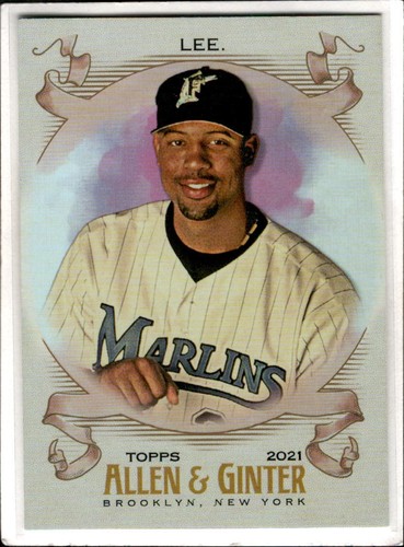 2021 Topps Allen & Ginter Derrek Lee HOT BOX SILVER FOIL SP #341 ...