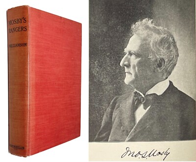 Civil War Antique Book Mosby's Rangers 43rd Virginia Cavalry Bat ...