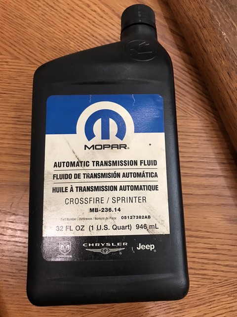 Crossfire SPRINTER Nag1 Automatic Transmission Fluid 1 Quart Mopar ...