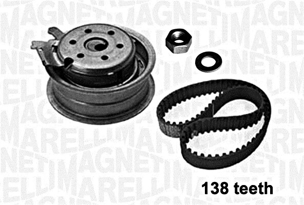 Timing Belt Kit Fits VW SEAT SKODA AUDI Bora Caddy III Flight Mk5 IV ...