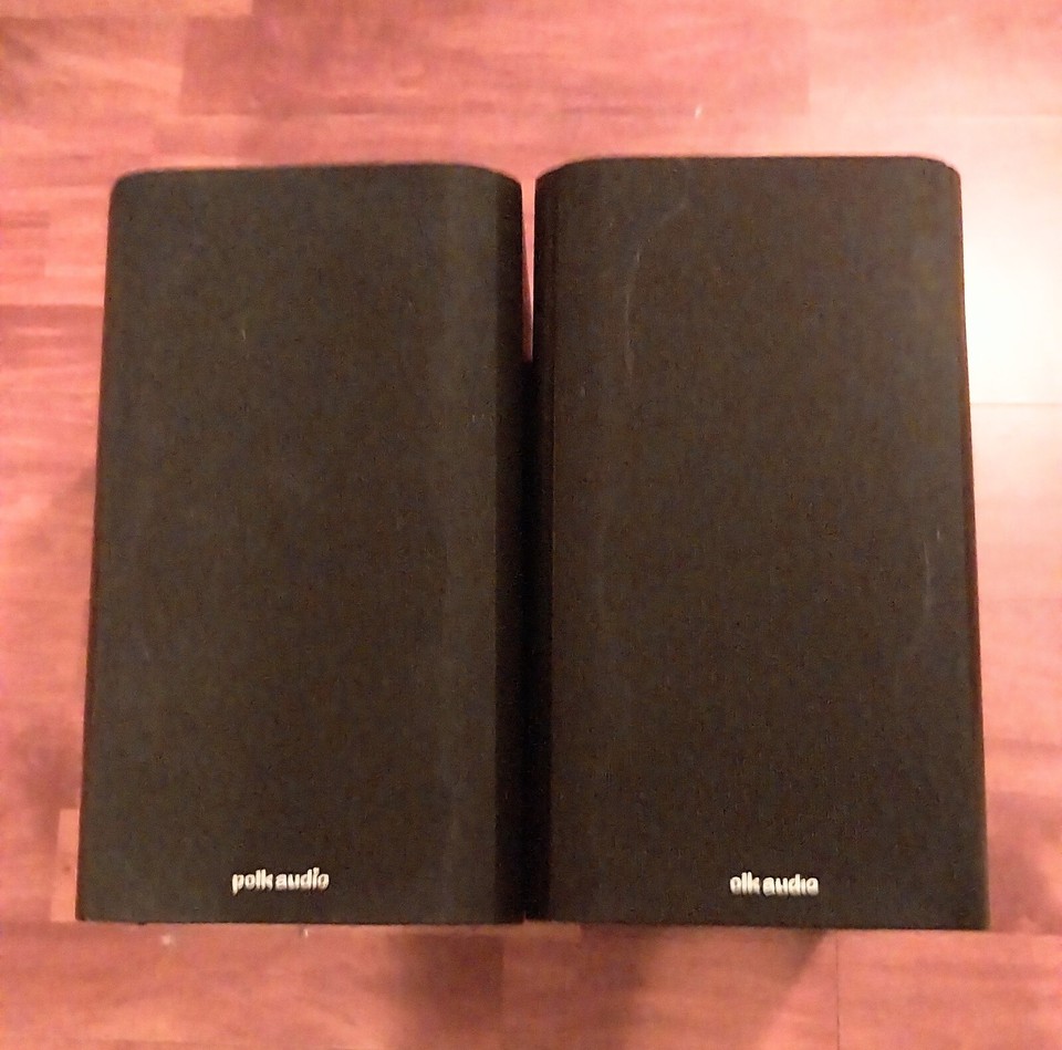 POLK AUDIO RT3 BOOKSHELF SURROUND SURROUND SPEAKERS | eBay