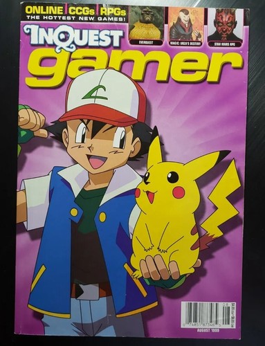 INQUEST GAMER #52 August 1999 MTG Pokemon Star Wars Magic Everquest ...