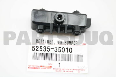 5253535010 Genuine Toyota RETAINER, FRONT BUMPER SIDE, RH 52535-35010 ...