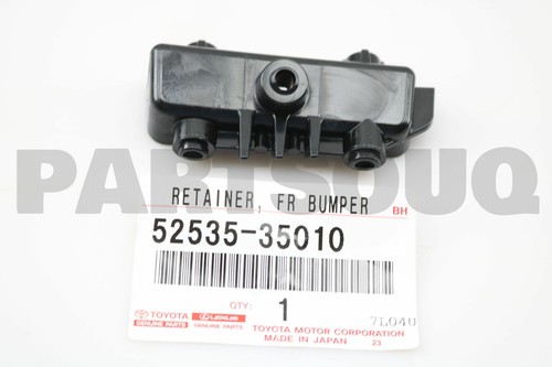 5253535010 Genuine Toyota RETAINER, FRONT BUMPER SIDE, RH 52535-35010 ...