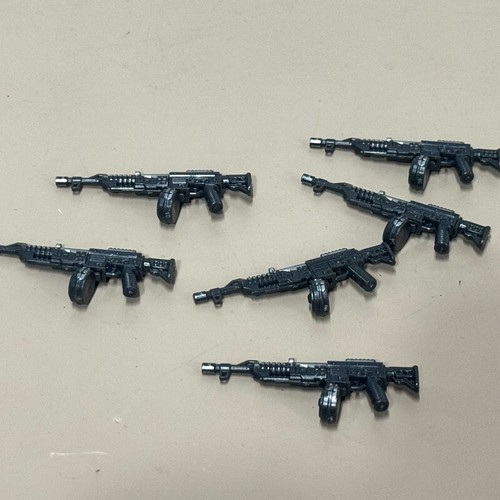 6pcs Light Machine Gun Weapon For Mega Bloks Construx Call Of Duty ...
