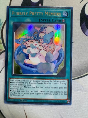 Purrely Pretty Memory Holo YUGIOH TCG YGA306 | eBay