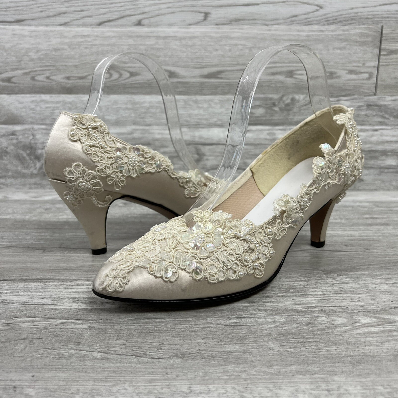 Coloriffics Vintage 1980 Beautiful White Lace Wedding… - Gem