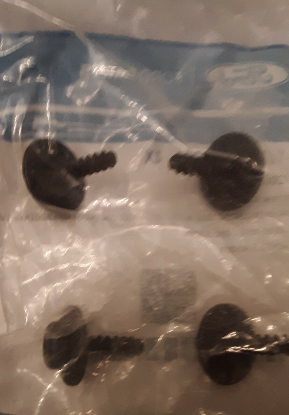 Ford OEM Rear Bumper Outer Bracket Screws W702413S303 NIP (4 pieces for ...