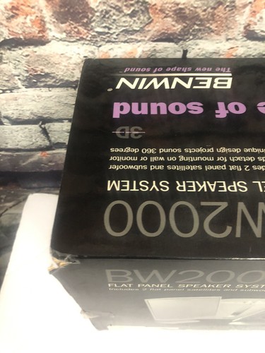 Benwin BW2000 Flat Panel Speaker System NXT Technology 6W (RMS) | eBay