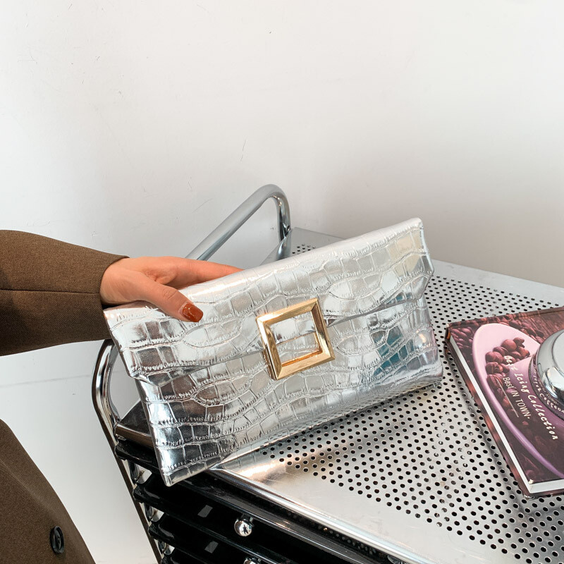 Trendy Street Style Pu Envelope Evening Bag Sleek And Fashionable With ...