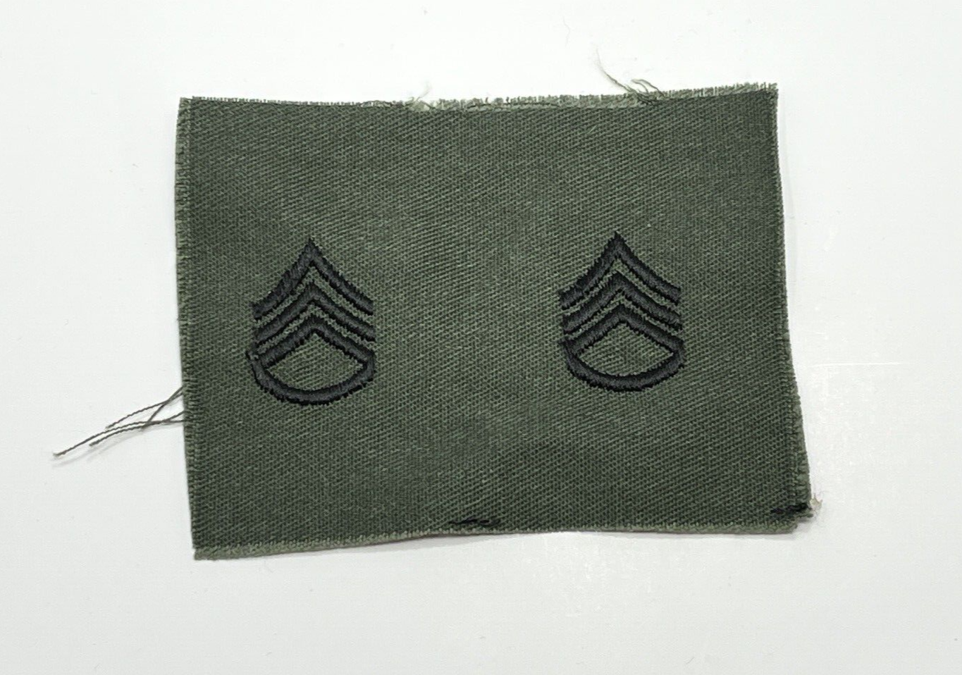 2 Sew On Staff Sergeant Rank Patches US Army BDU Uniform E6 Insignia ...