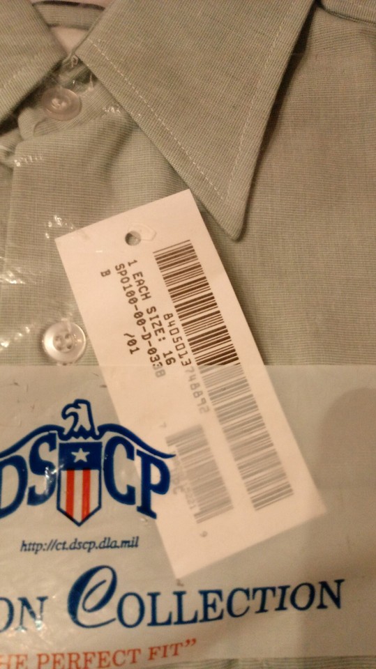 DSCP Garrison Collection Military Men's Long Sleeve Army Green Shirt ...