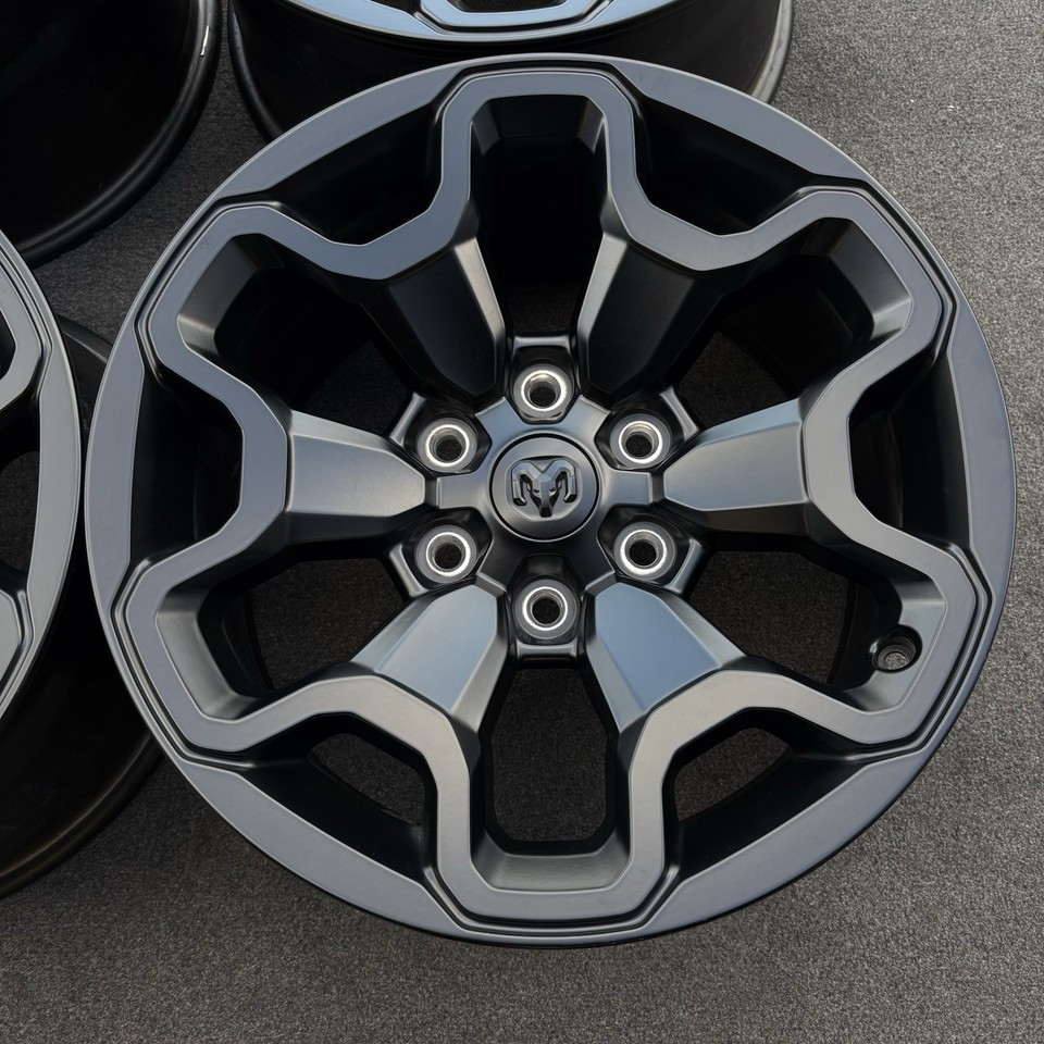 SET (4) 18 INCH WHEELS RAM TRX/RHO 1500 2019-2025 GENUINE OEM SATIN ...