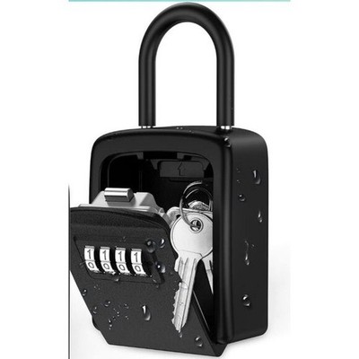 Resettable 4-Digit Combination Key Lock Box With Detachable Shackle ...