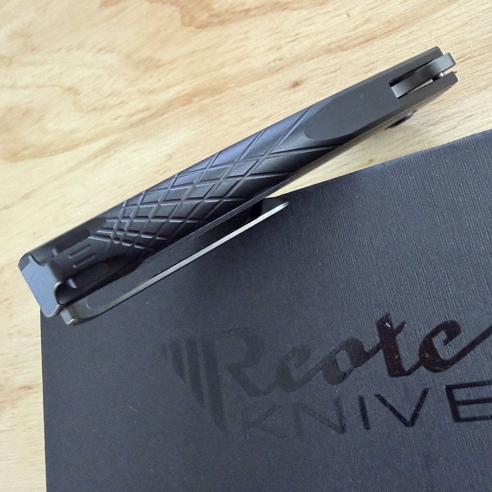 REATE Knives Jack Jr. Integral Frame Lock (Aluminum w/Carbon Fiber/S30V ...