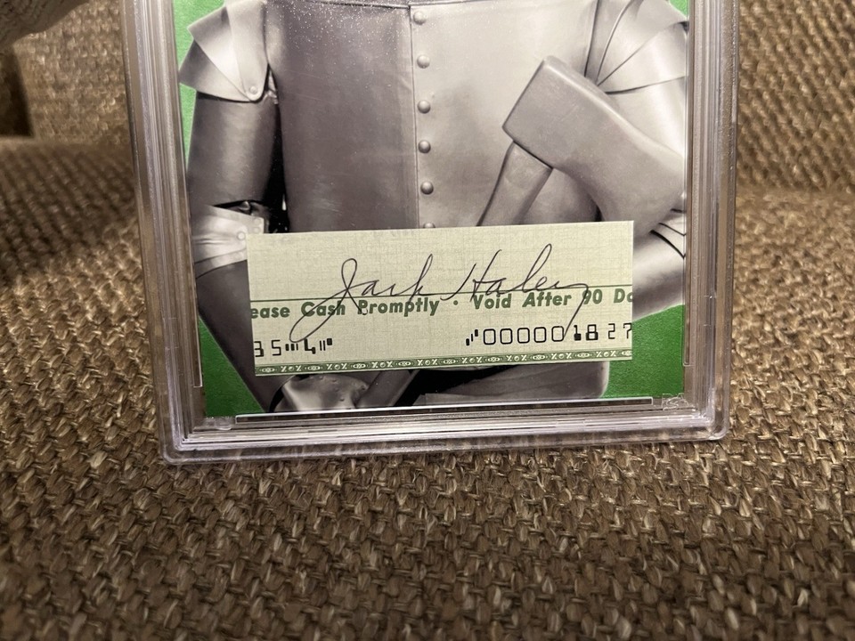 Jack Haley Wizard of Oz Signed PSA DNA | eBay