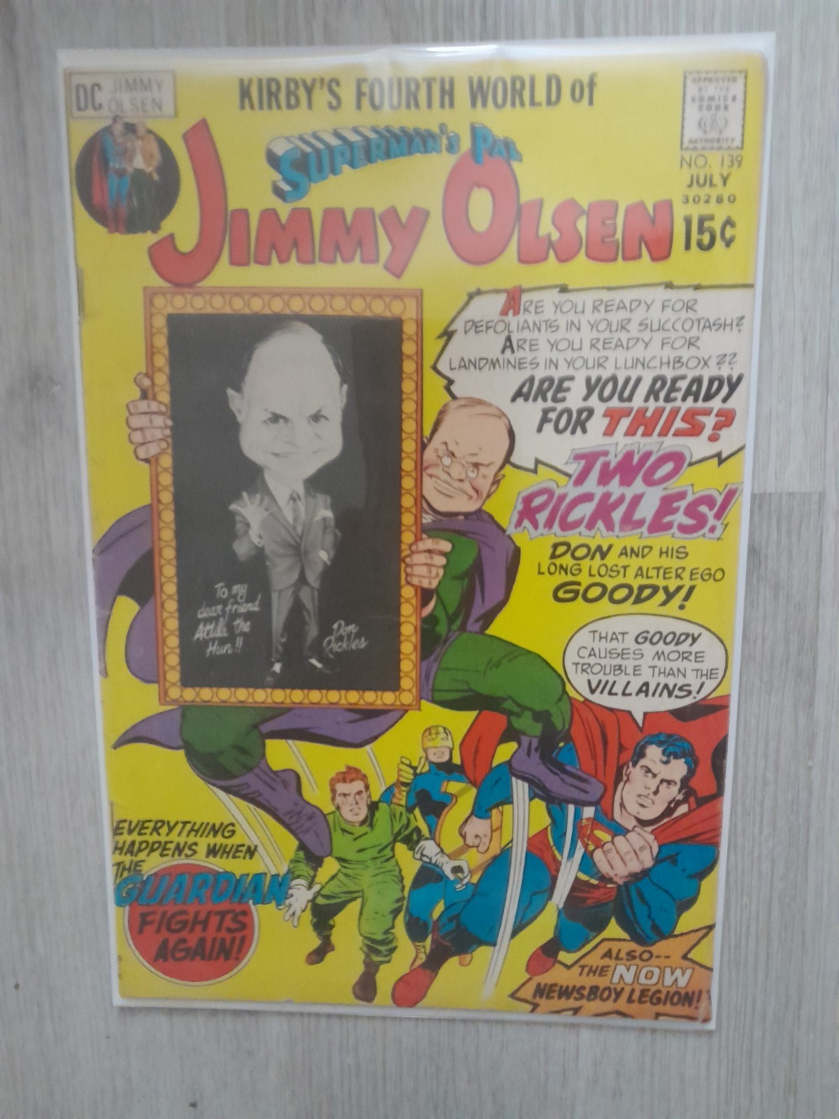 1971 DC Comics Superman's Pal Jimmy Olsen #139 Don Rickles Cover Jack ...