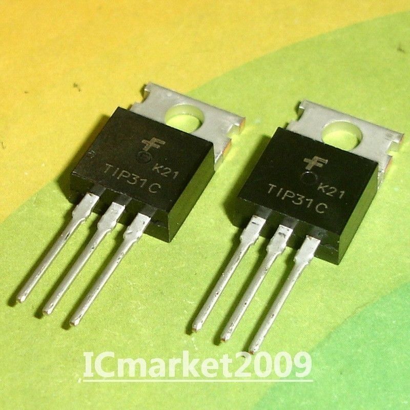 50 PCS TIP31C TO-220 TIP31 NPN Power Transistors | eBay