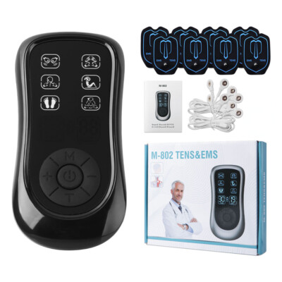 Tens Unit Muscle Stimulator Machine Pulse Massager Therapy Pain Relief ...