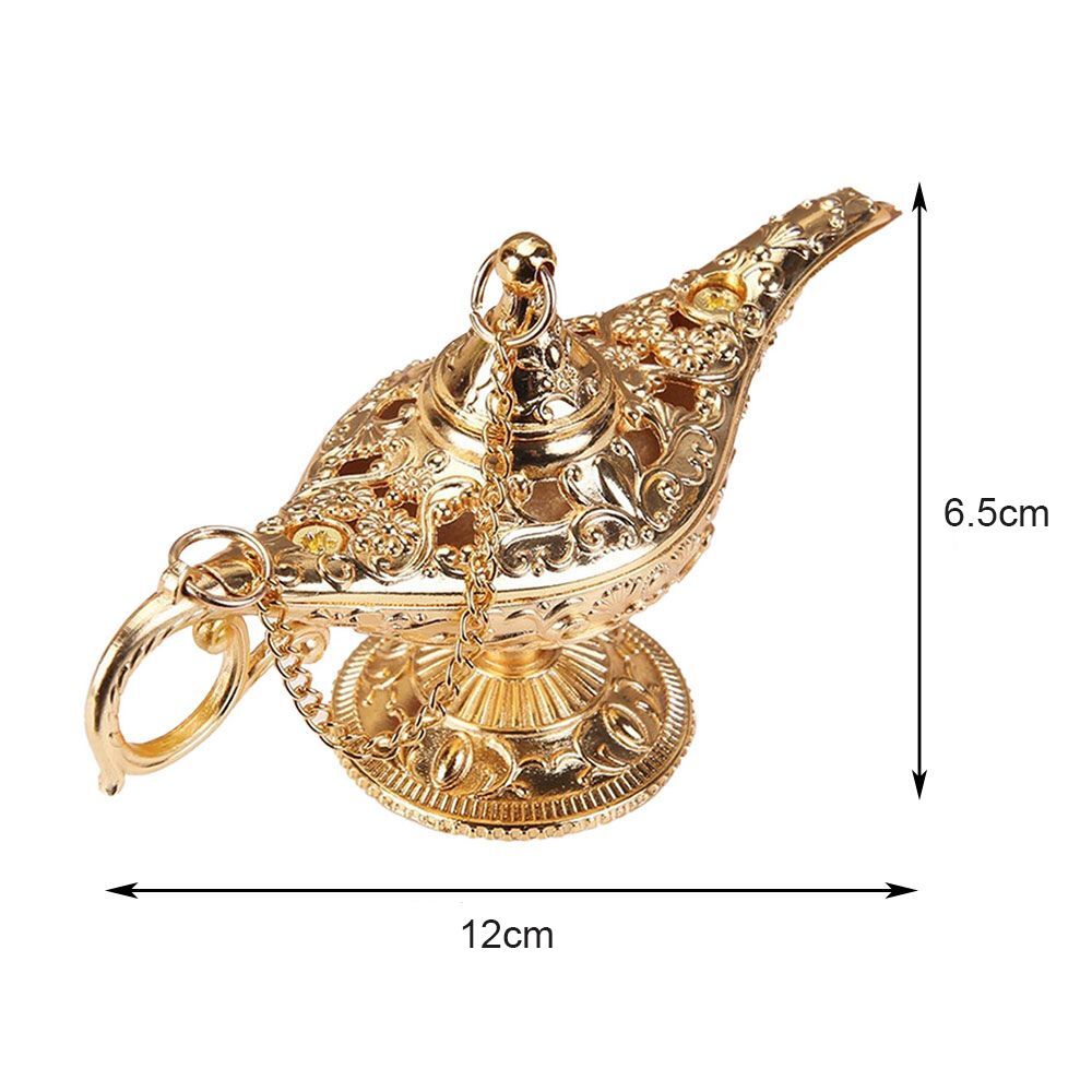 Craft Props Zinc Alloy Wishing Light Magic Lamp Aladdin Lamp Decoration ...