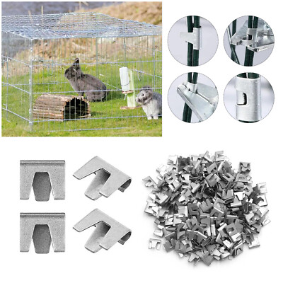 250/1000pcs Large Wire Mesh Gabion Clips Gabion Baskets Cage Making ...