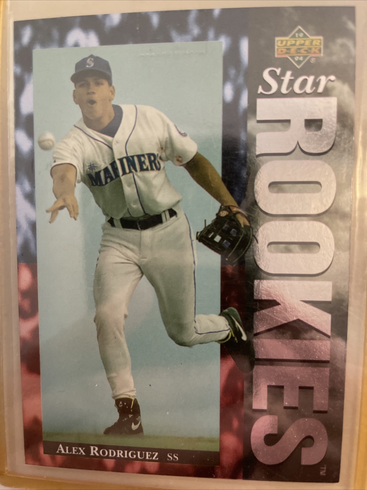 1994 Upper Deck Alex Rodriguez Rookie Card #24 Star Rookies NY Yankees ...