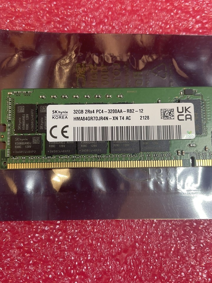 Hynix 32GB DDR4-3200 HMA84GR7CJR4N-XN PC4-3200 Memory Ram New pulled | eBay