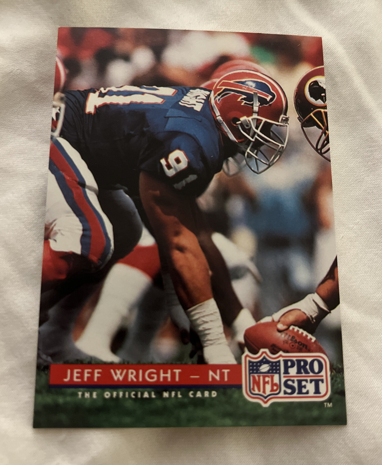 1992 Pro Set #107 Jeff Wright Buffalo Bills | eBay