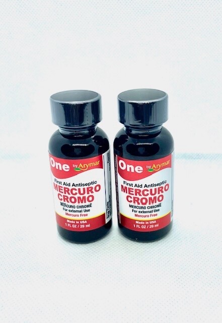 2 Pack Mercurochrome Antiseptic Skin Cuts Burns Mercurocromo ...