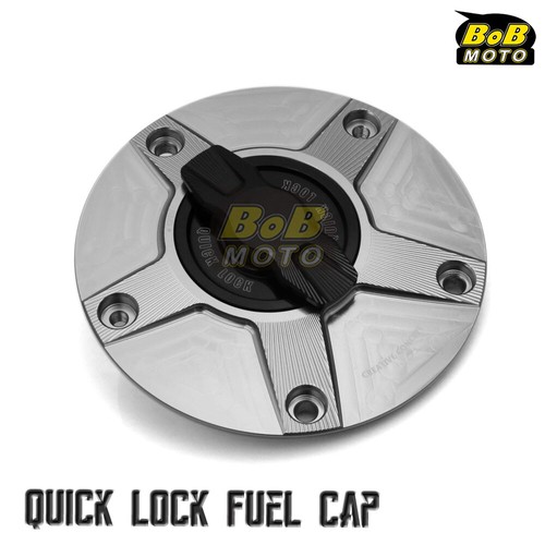 Nimble Quick Fuel Gas Cap BLACK For Suzuki SV1000 / SV1000S 04-07 06 05 ...