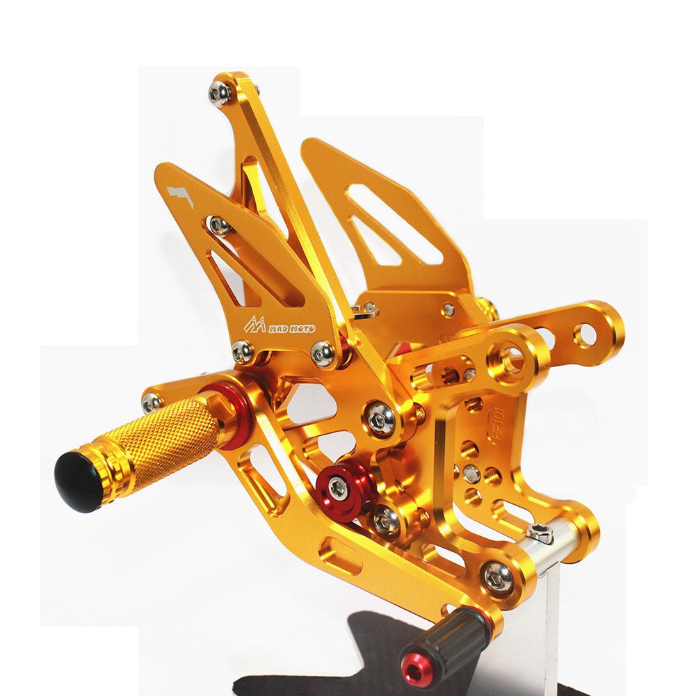 Motorcycle Rearset Rear Sets Foot Pegs Pedals YAMAHA YZF-R1 2009-2014 ...