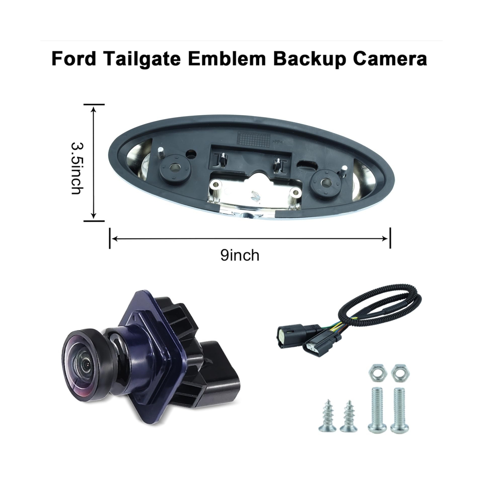 Ford Tailgate Emblem Backup Camera Rear View Backup Reverse Camera ...