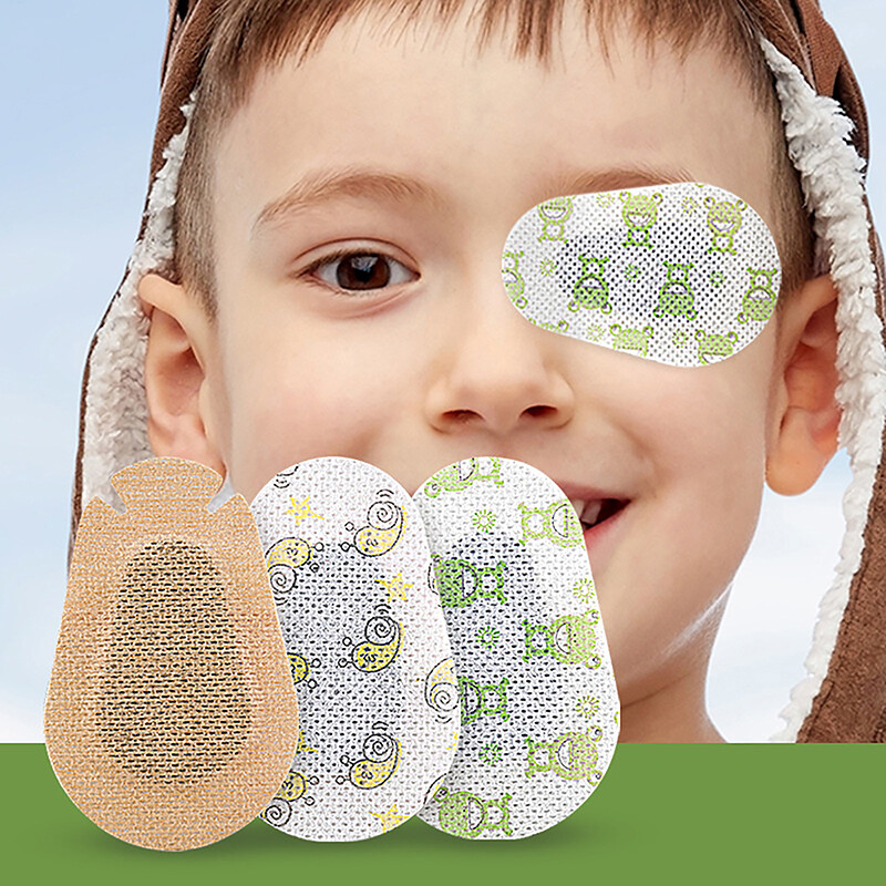 10PCS Disposable Eye Patches Child Amblyopia Training Eyeshade Eye ...