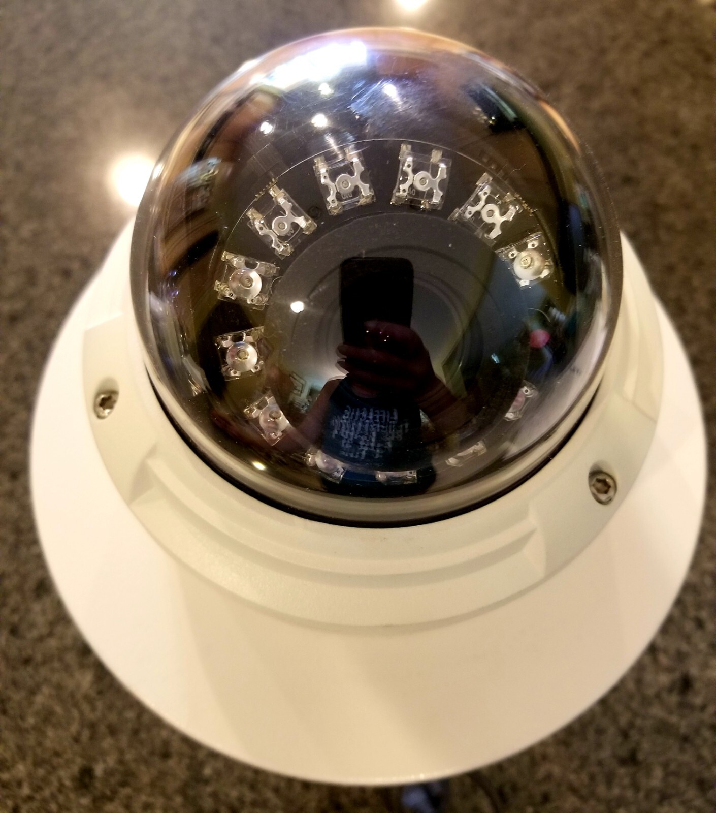 Flir Color CCD IR Wired Indoor/Outdoor Dome Security Eyeball Camera | eBay