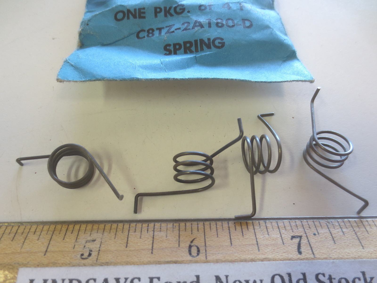 1 FORD PKG OF 4 PCS TRUCK "SPRING" (BRAKE AUTOMATIC ADJUSTING LEVER ...