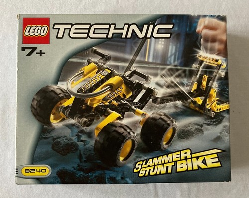 LEGO 8240 Slammer Stunt Bike Complete 2001 Technic Set, Boxed ...