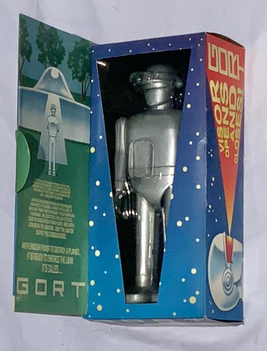 GORT Wind up tin robot toy 2000 vintage IN BOX JERRY EISENBERG #LF J5 ...