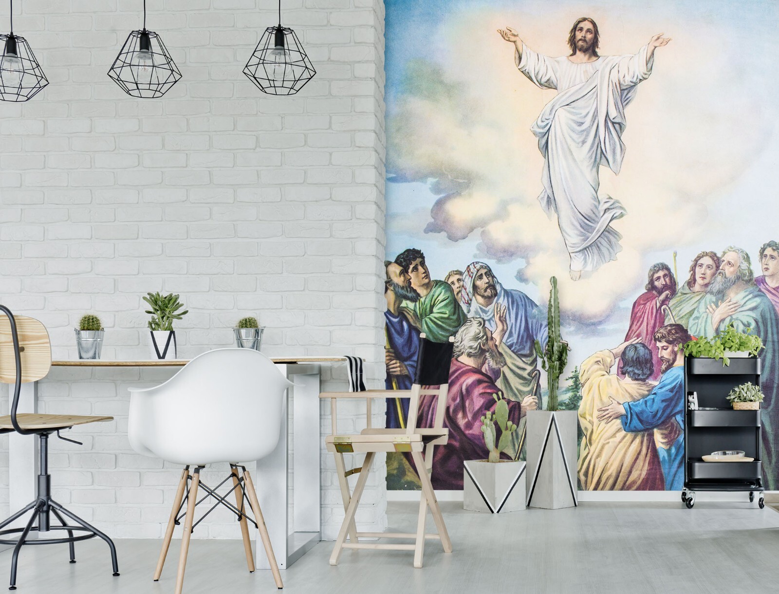 3D Religion Jesus A6049 Wallpaper Wall Murals Removable Self-adhesive ...