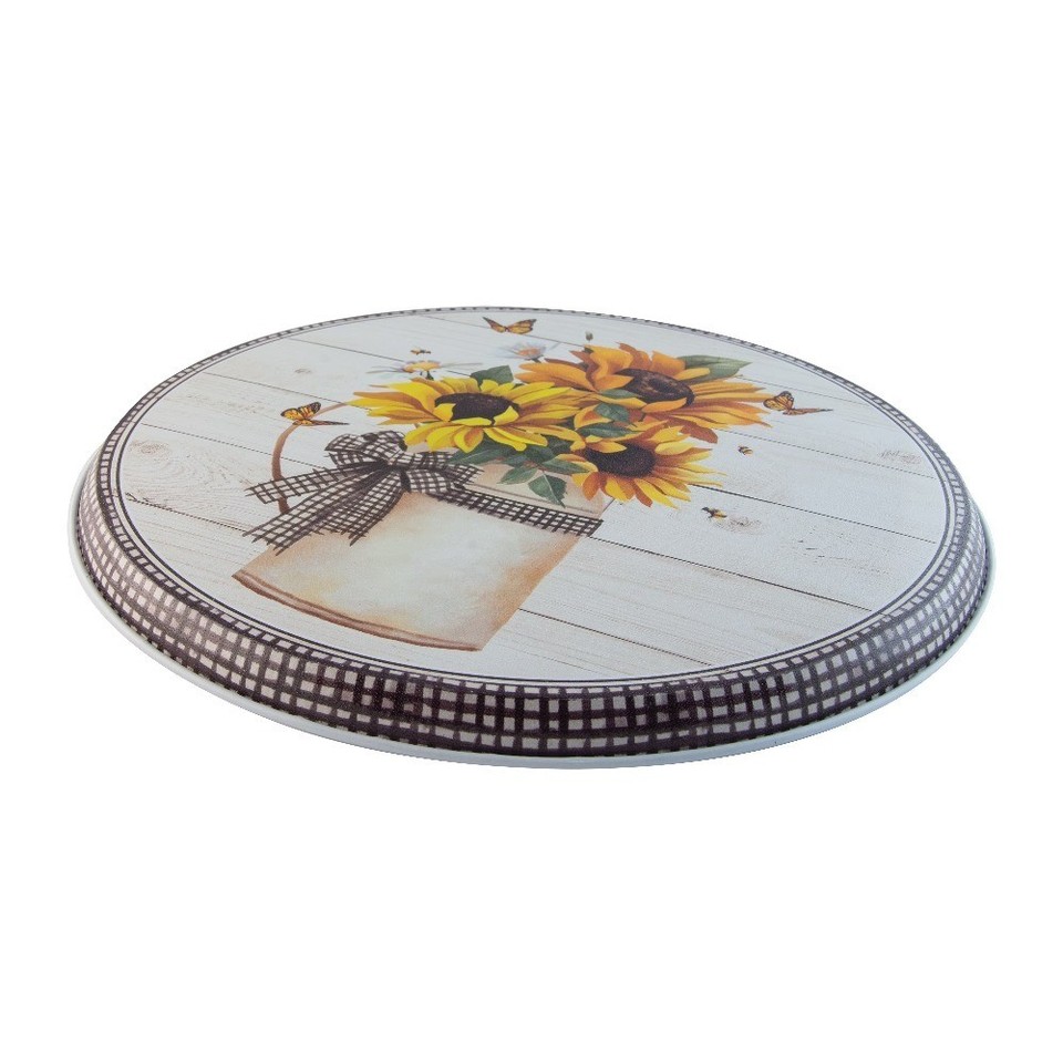 Round Steel Burner Covers for Stove Top, Set of 4, Garden Harvest ...