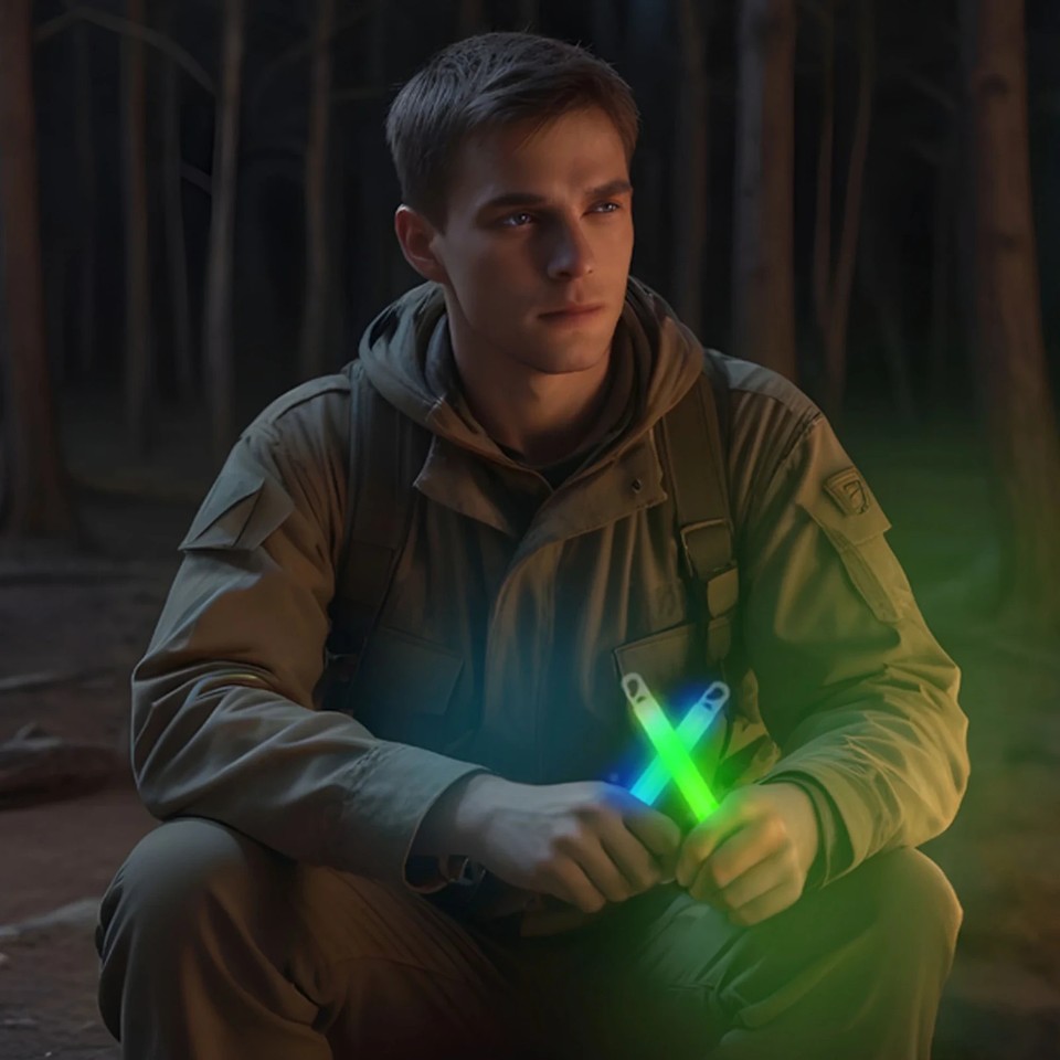 Emergency Safety Military Grade Glow Sticks, 10Pcs, 6 inch Ultra Bright ...