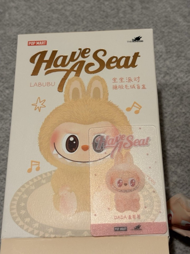 Labubu Have A Seat DADA AUTHENTIC POPMART | eBay