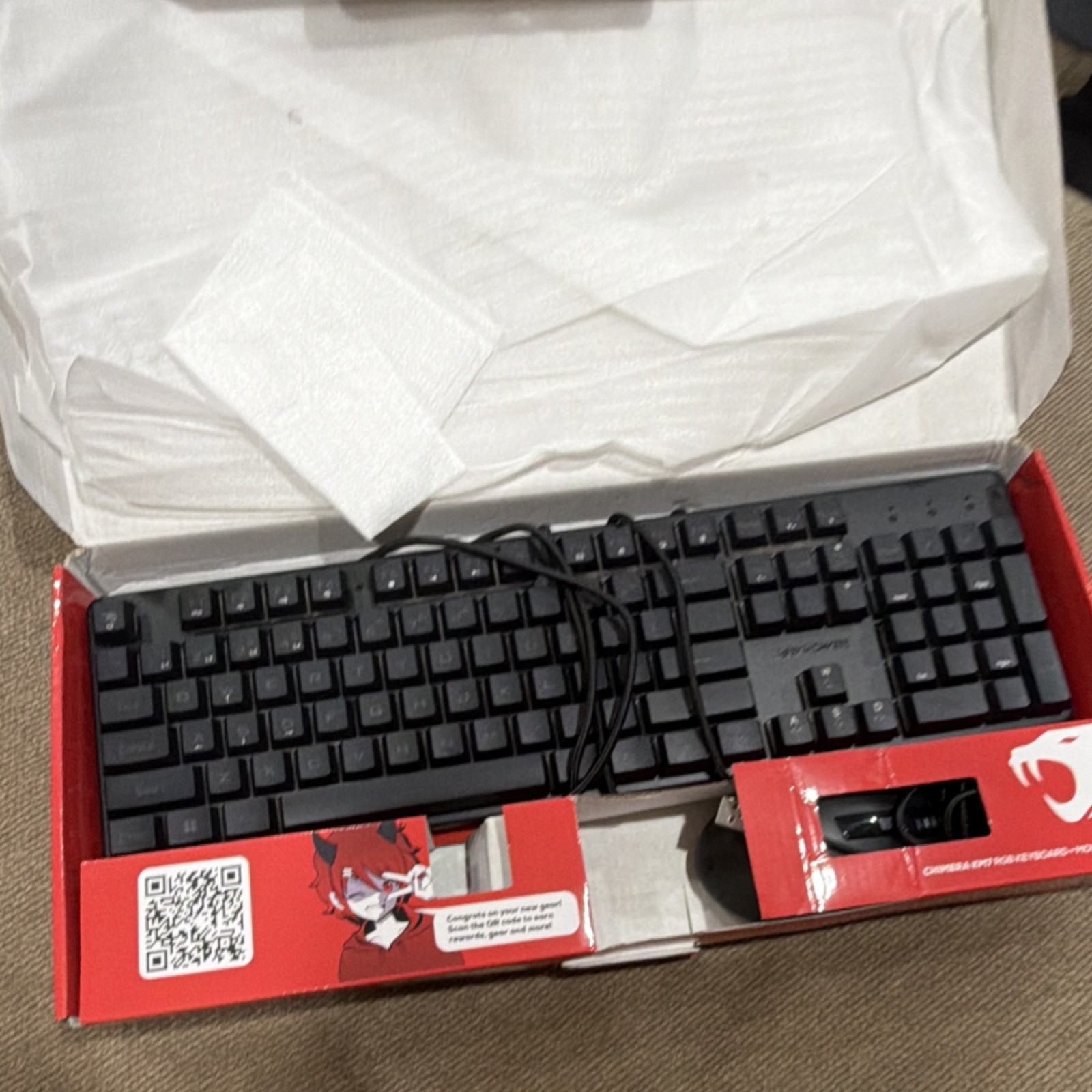 iBUYPOWER Chimera KM7 RGB Gaming Wired USB Keyboard & Mouse Combo | eBay