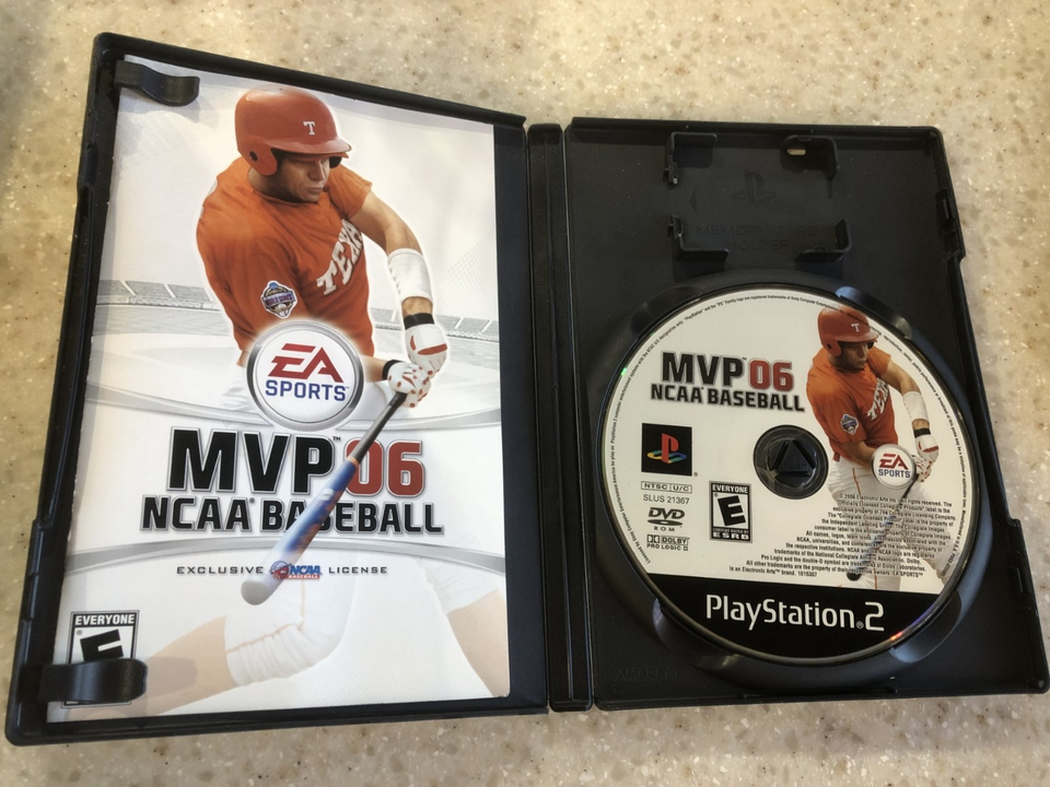 MVP 06 NCAA BASEBALL SONY PLAYSTATION 2 PS2 PLAY STATION GAME DISC ...