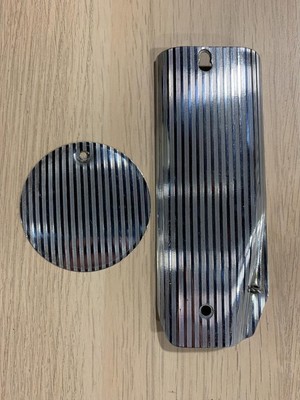 Genuine Singer 201-2 Sewing Machine Striated 2-pc Faceplate/Oil Plate ...