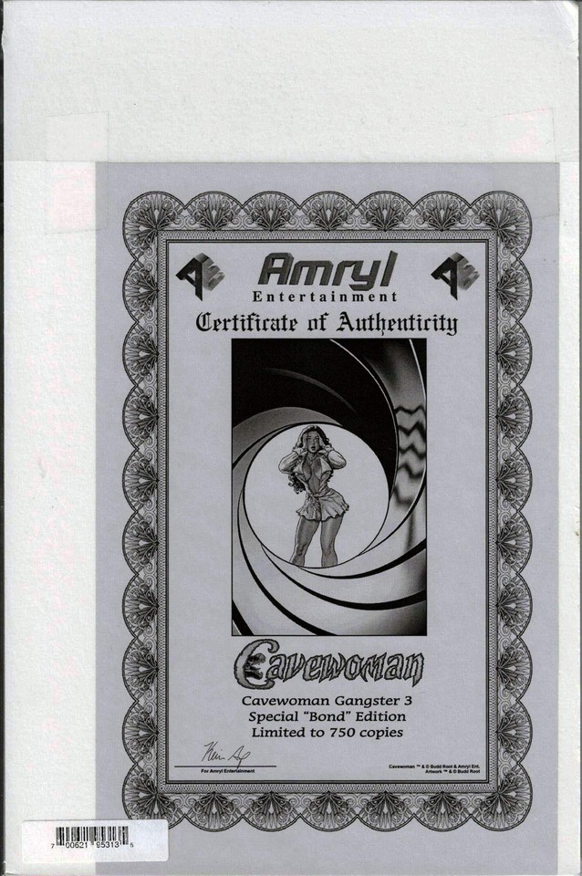 Cavewoman Gangster (2012 Amryl) #3B | eBay