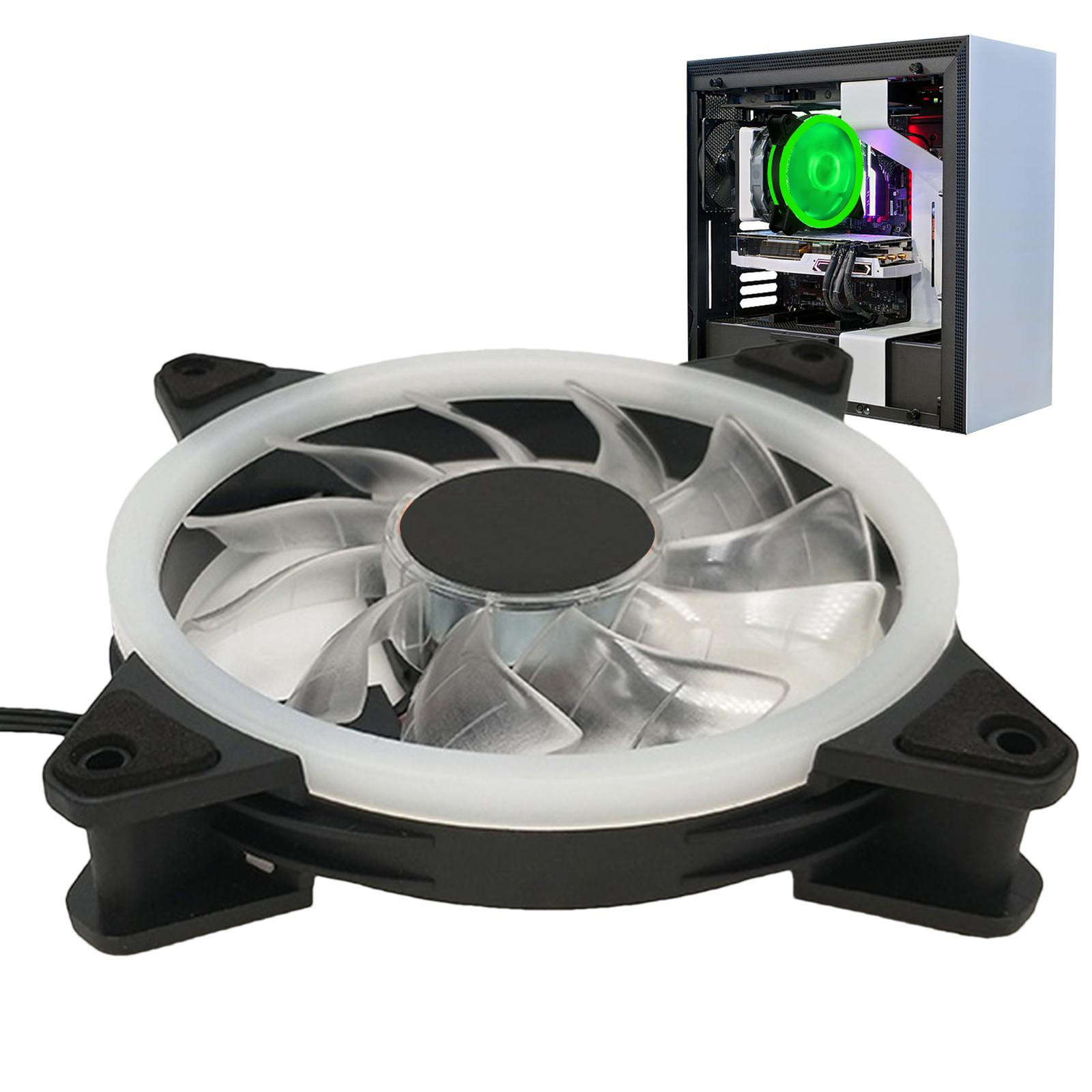 Heavy Duty Cases Air Cooler Cooling PC Fan Desktop | Silent Computer ...