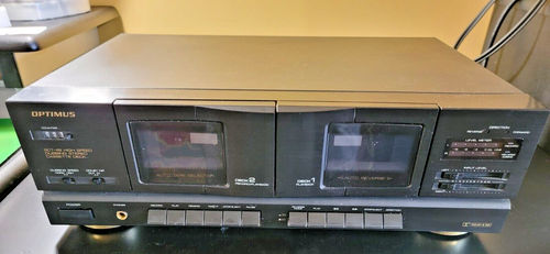 Vintage OPTIMUS SCT-49 Dual Cassette Deck With Sendust Heads-Ferrite ...