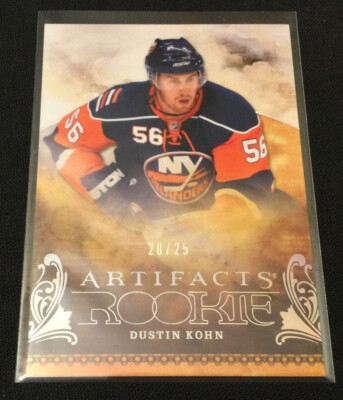 Dustin Kohn 2010-11 Upper Deck Artifacts Rookie Card #138 - #20/25 ...