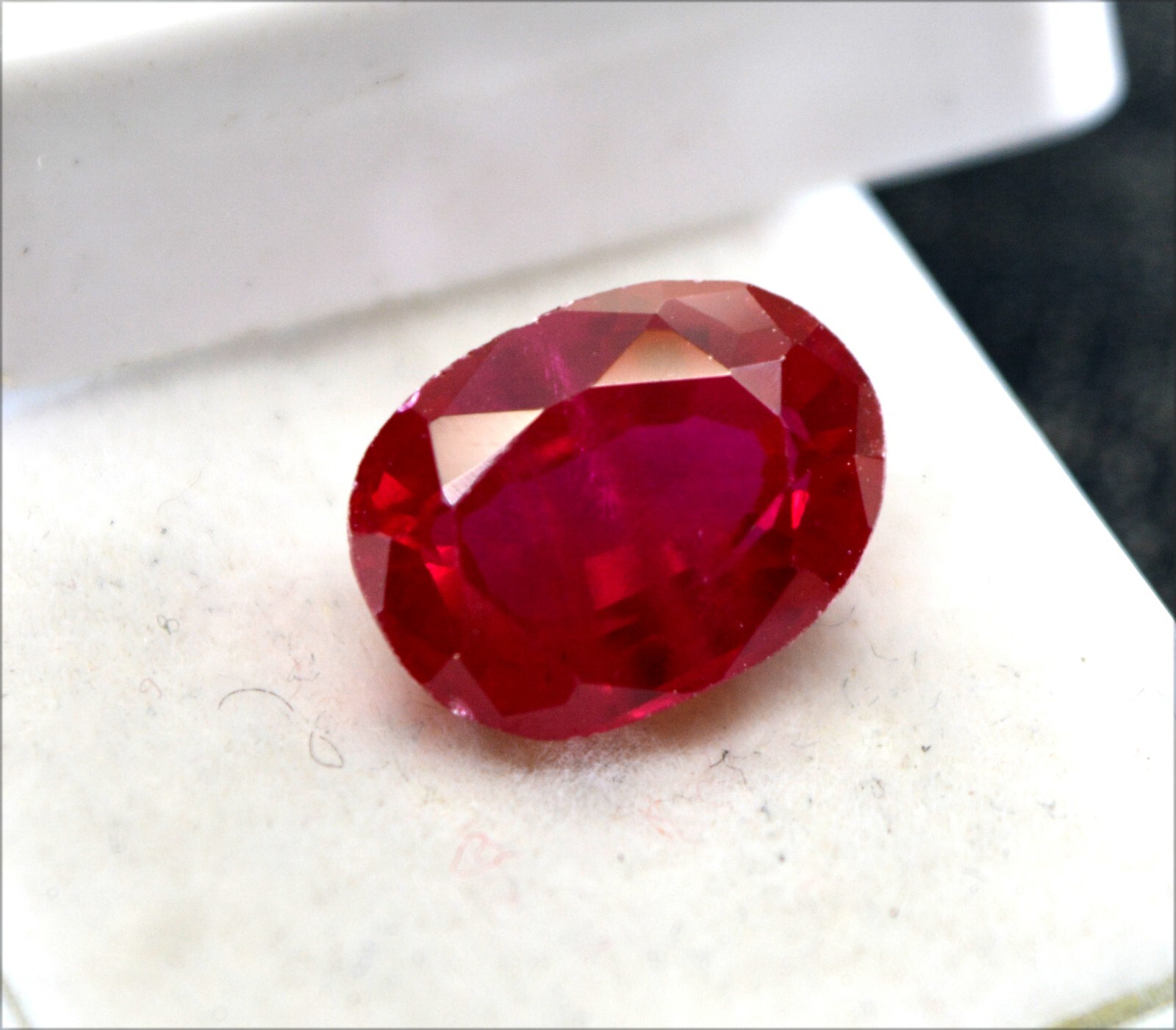 6.30 CT Naturel Rare & Certifié Burma Rubis VVS Aa Coupe Desseré Gemme ...