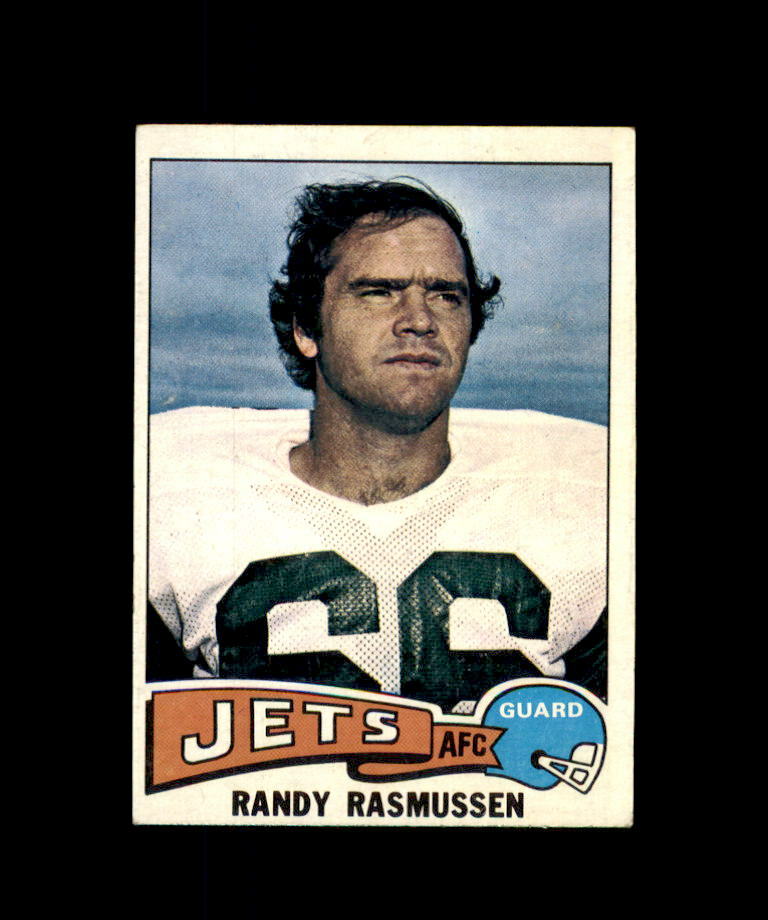 1975 TOPPS FOOTBALL CARD NEW YORK JETS #36 RANDY RASMUSSEN | eBay